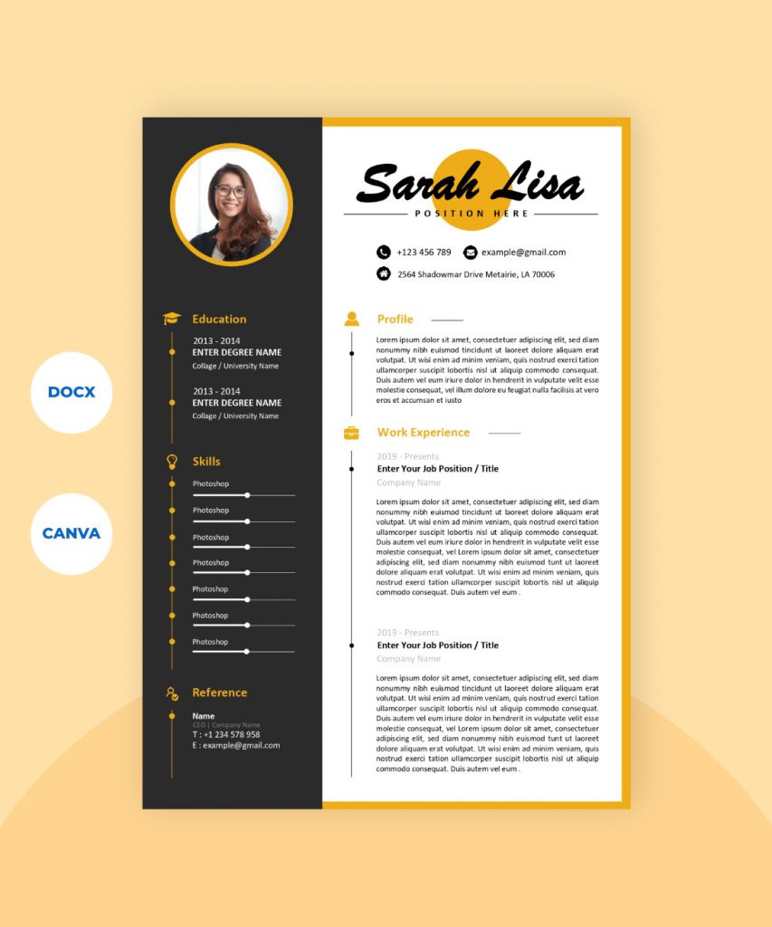 Template GRATIS - CV Resume Indonesia