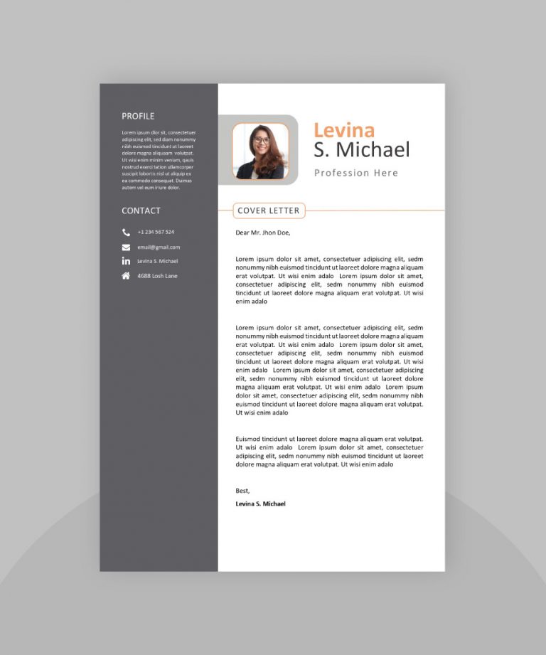 Template CV Detroit - CV Resume Indonesia