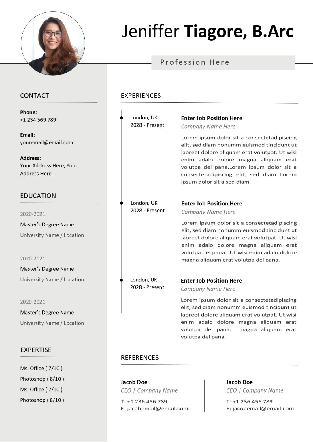 Cara Membuat CV di Canva dan Template CV Canva Gratis - CV Resume Indonesia