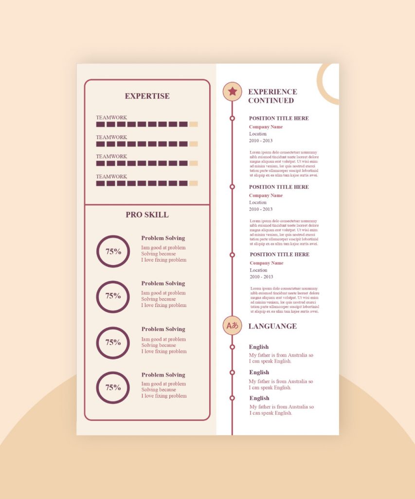 Free CV Template Chicago - CVResume.co