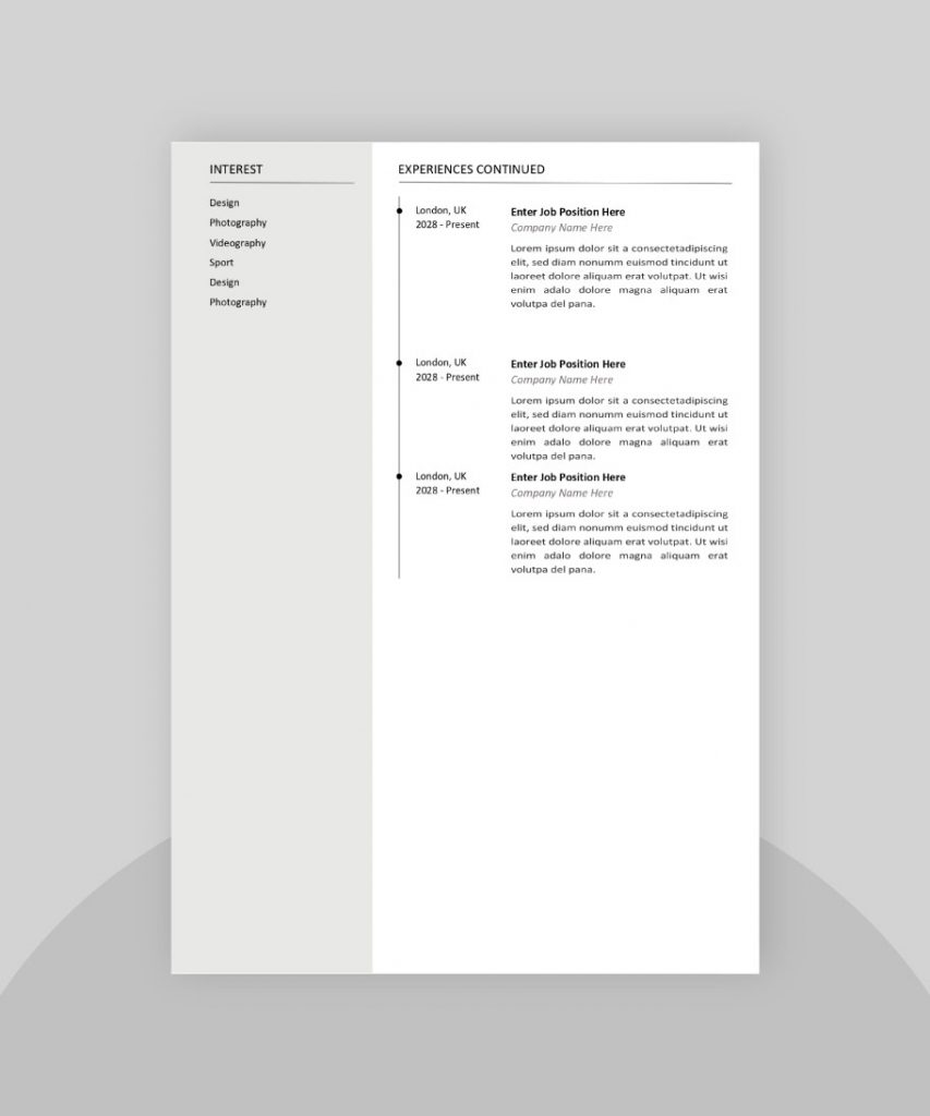 CV Template London - CVResume.co